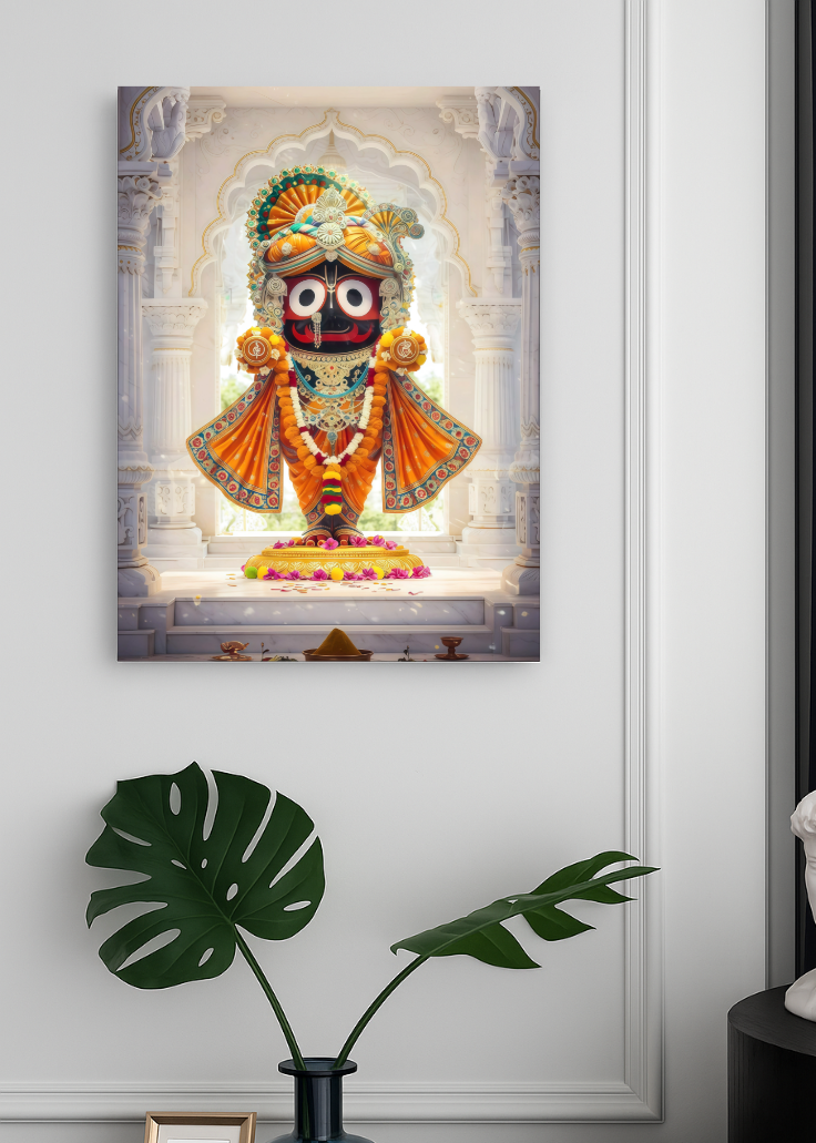 3D Metal Lord Jagannath Photo Frame – ALOURSH